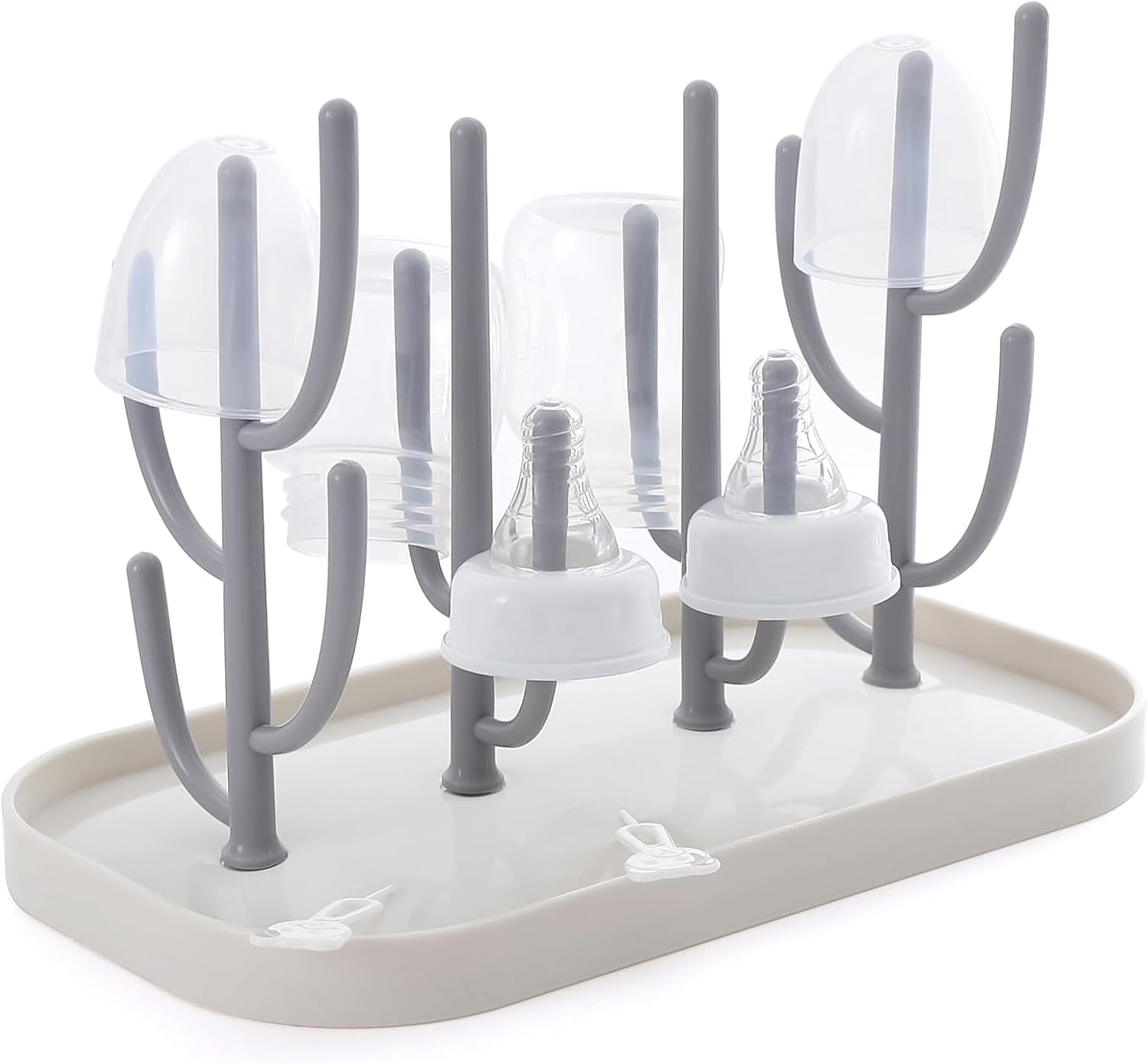 Wellsay Baby Bottle Drying Rack, Bottle Dryer Rack Holder, Space Saving ...