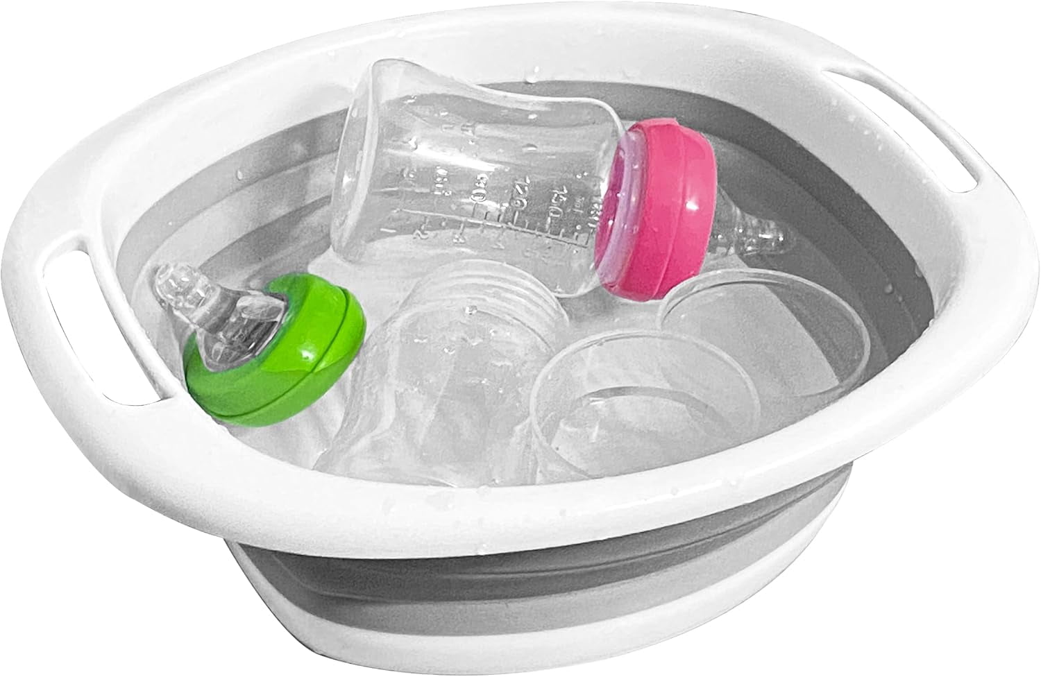 Wellsay Baby Bottle Wash Basin,Collapsible Baby Bottle Dishwasher ...