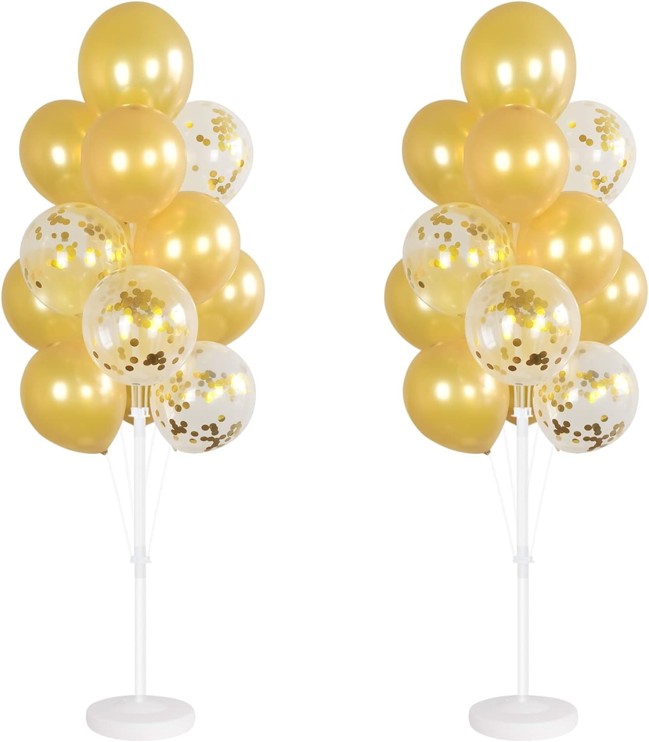 Wellsay Balloon Column Kit Set of 2 With Confetti Balloons Included ...