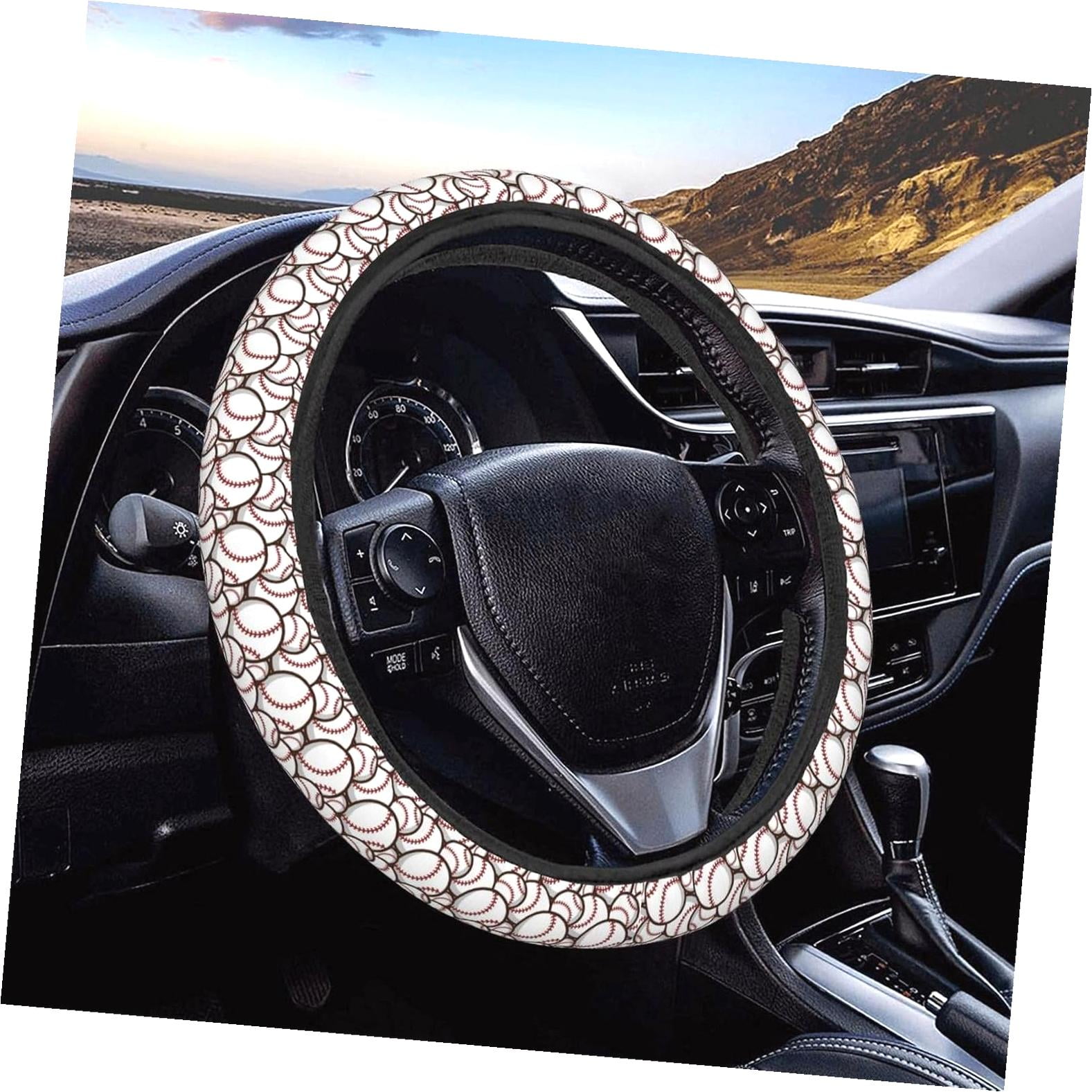 Wellsay Baseball Design Steering Wheel Protectors Anti-Elasticity 15 ...