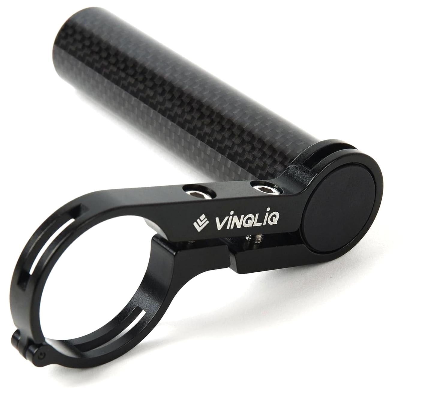 Wellsay Bike Cycling Carbon Fiber Handlebar Extender, Aluminum Alloy Bracket Mount for GPS and ...