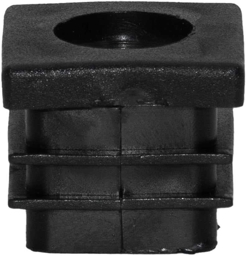 Wellsay Black M6 Threaded Plastic Plugs Square Tube End Caps Tubing ...