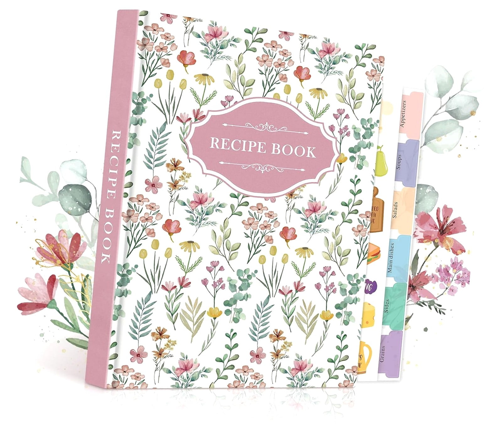 Wellsay Blank Recipe Book Cookbook for 70 , A5 Empty Recipe Notebook to ...