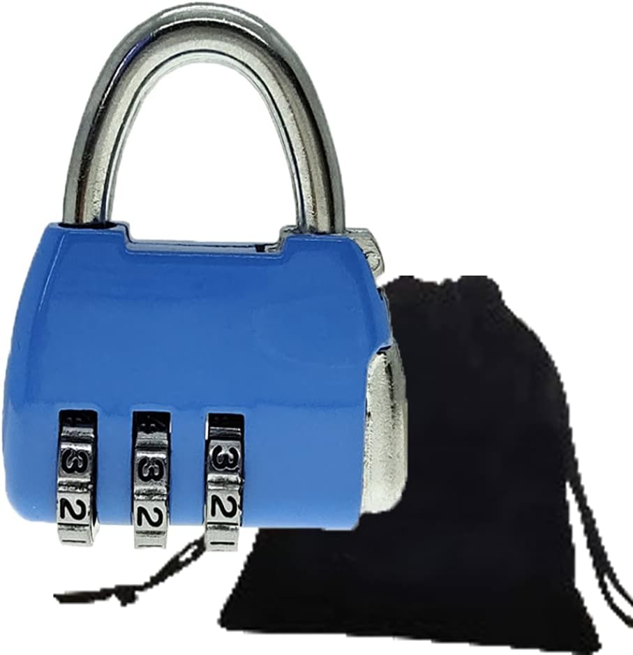 Wellsay Blue Outdoor Suitcase Cabinets Case Locks - 3 Digit Combination ...