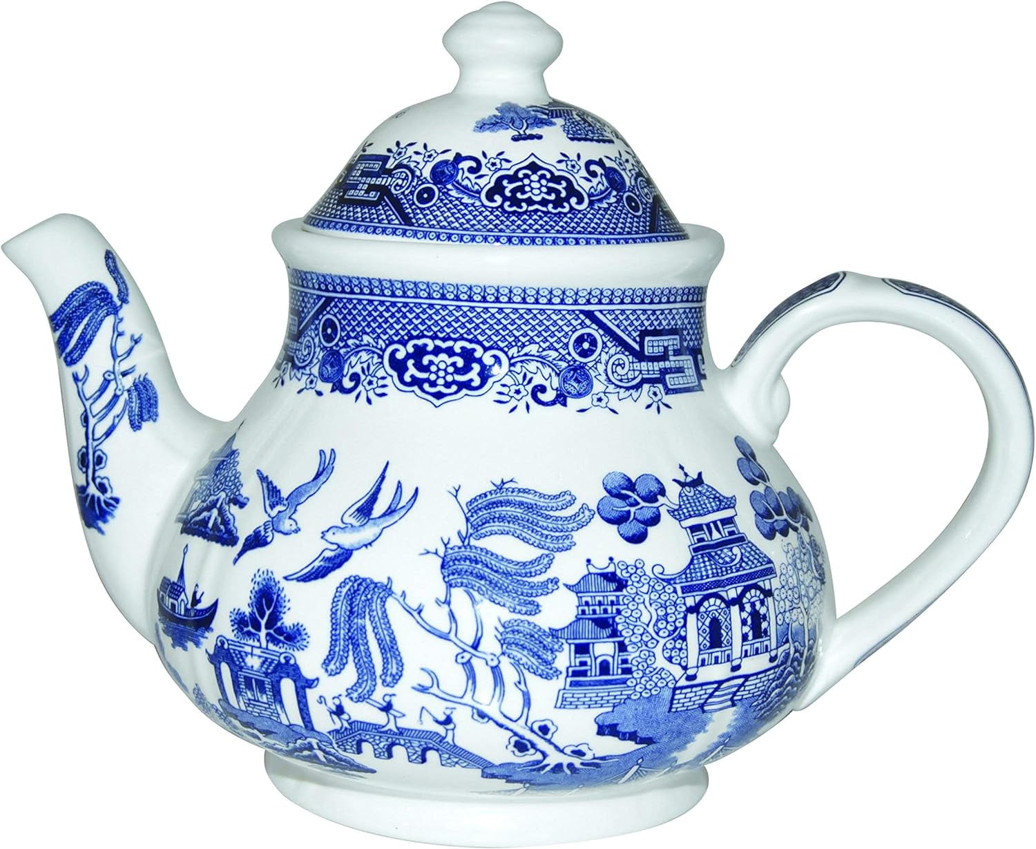 Wellsay Blue Willow Teapot 40-ounce - Walmart.com