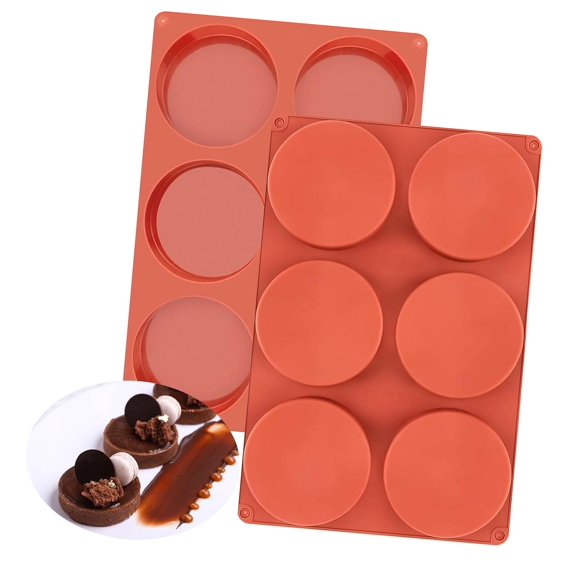 Wellsay for Breakfast Sandwich Molds, 2-Piece Muffin Top Pans for ...