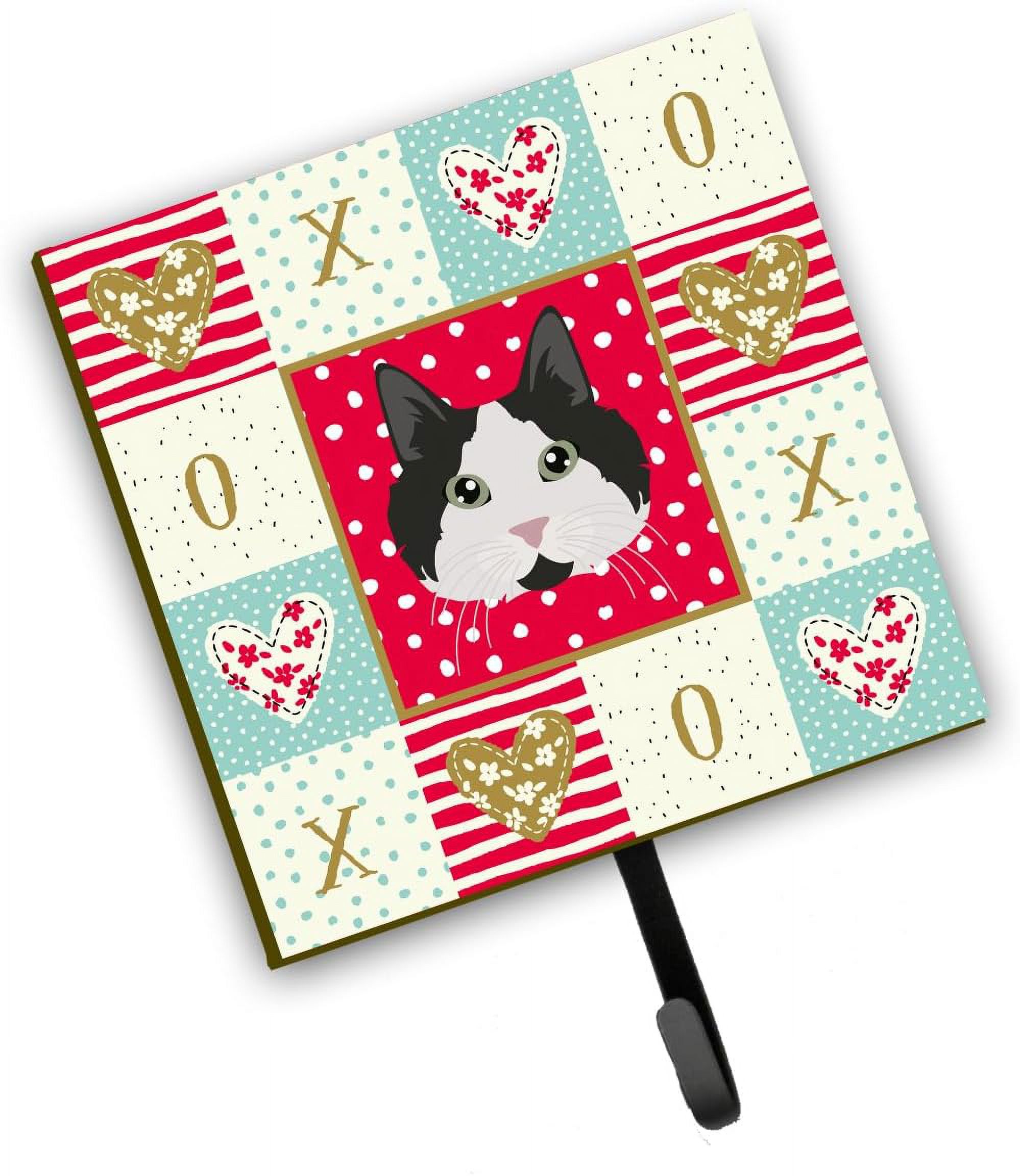 Wellsay CK5109SH4 Cymric #2 Love Leash or Key Holder, Red, Wall Hooks ...