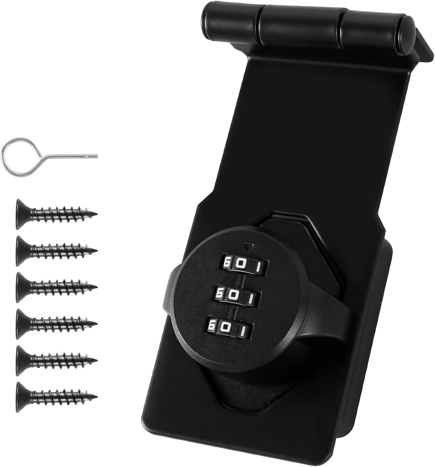 Wellsay Cabinet Combination Lock 3-Digit Password Hasp Locks Zinc Alloy ...