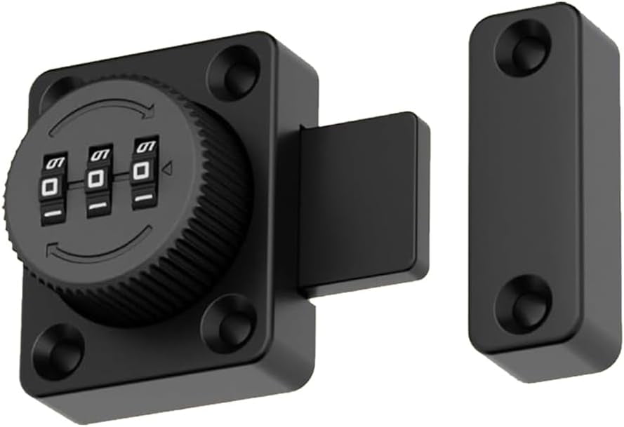 Wellsay Cabinet Password Latch, Cabinet Locks with Combination, Keyless ...