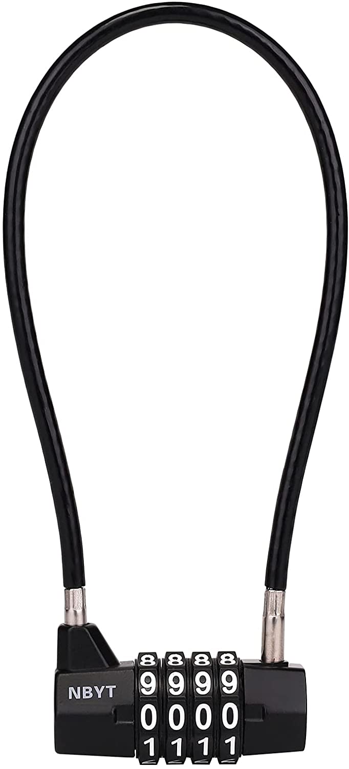 Wellsay Cable Locks with Combination Gate Locks for Metal Fence for ...