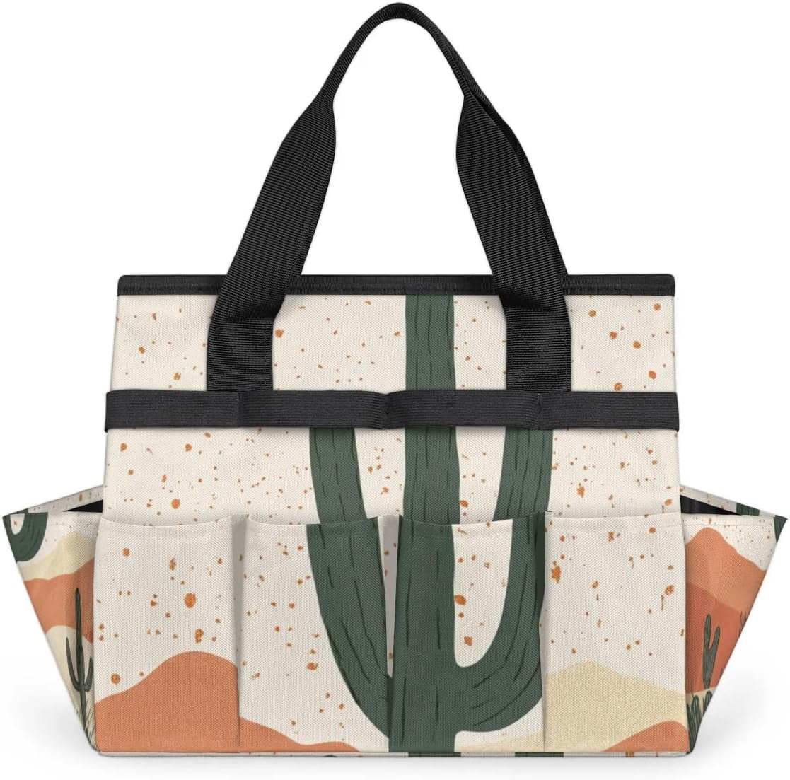 Wellsay Cactus Desert Garden Tool Storage Bag Waterof Modern Art Garden ...