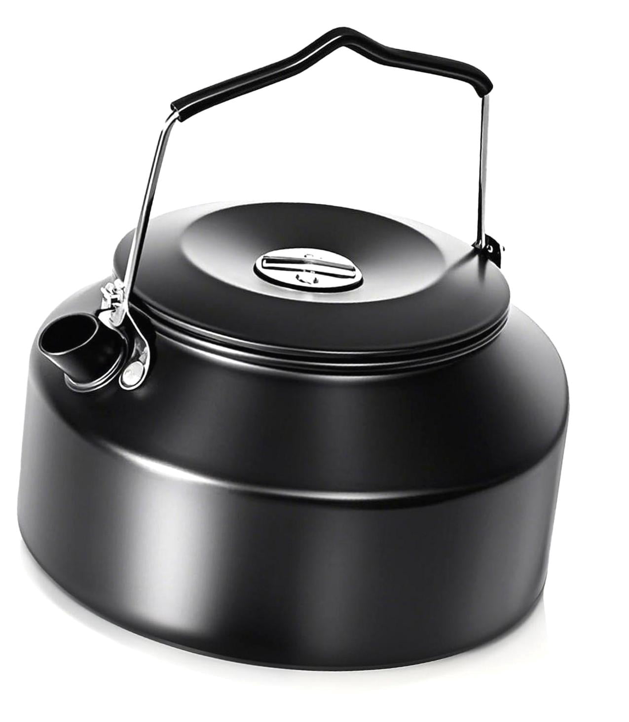 Wellsay Camping Kettle Camp Tea Coffee Pot, 1.6L Steel Camp Kettle ...