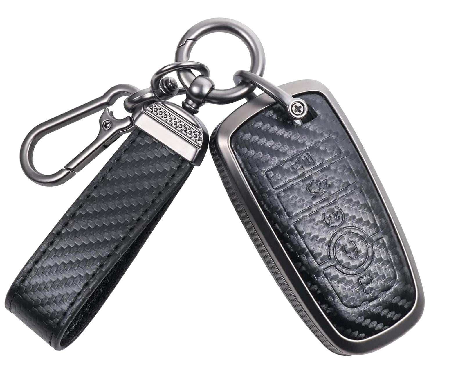 Wellsay Carbon Fiber Key Fob Cover for F150 F250 F350 F450 F550 Edge ...