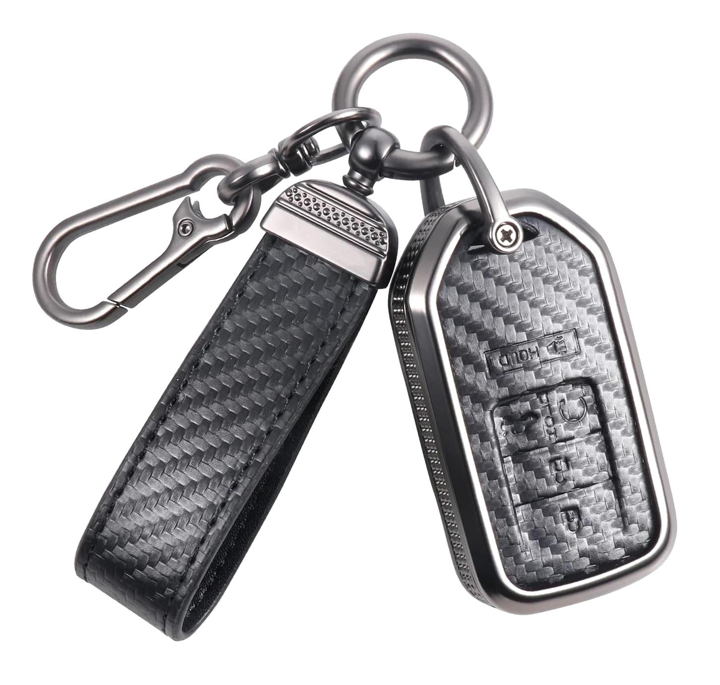 Wellsay Carbon Fiber Texture Key Fob Cover for Accord CRV HRV Ridgeline ...