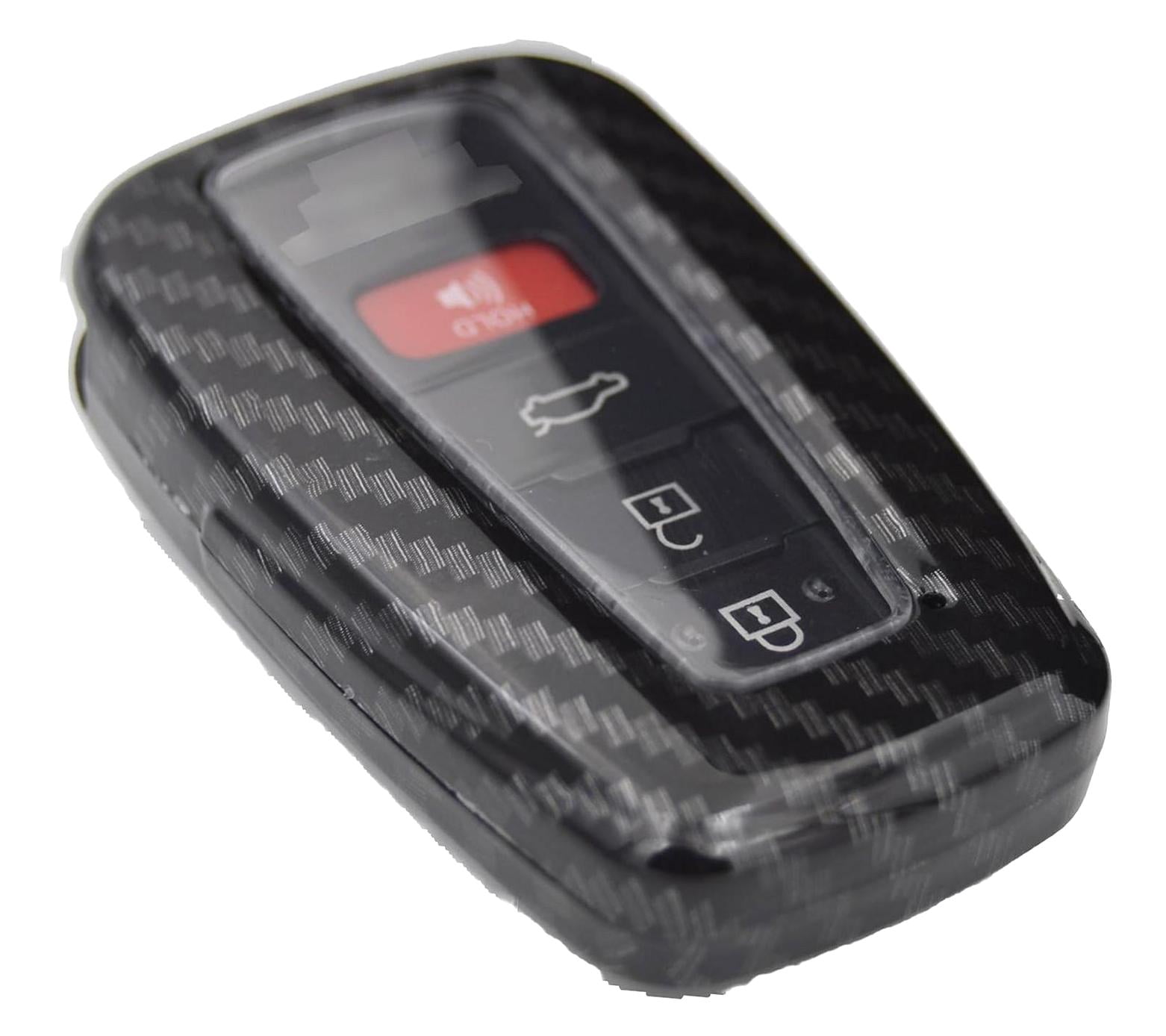 Wellsay Carbon Pattern Key Fob Cover Protector for Older Buttons Key ...