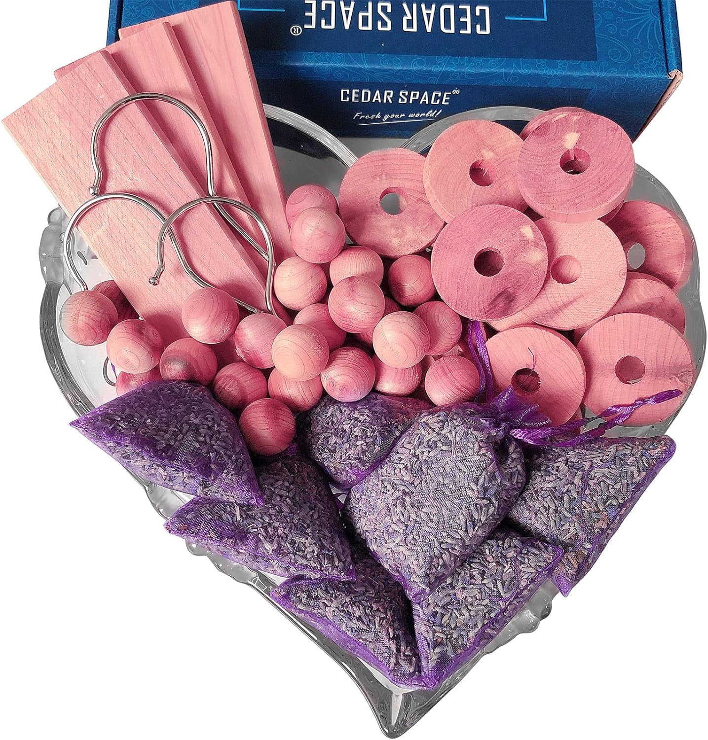 Wellsay Cedar Blocks for Closet Storage,100% Aromatic Red Ceder Blocks ...