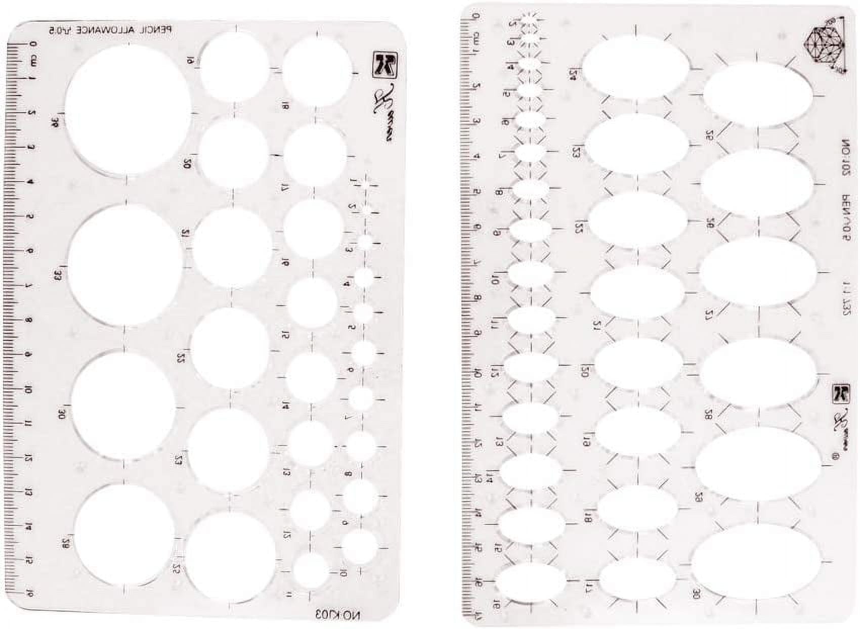 Wellsay Circle Template, Plexiglass Circle and Oval Templates ...