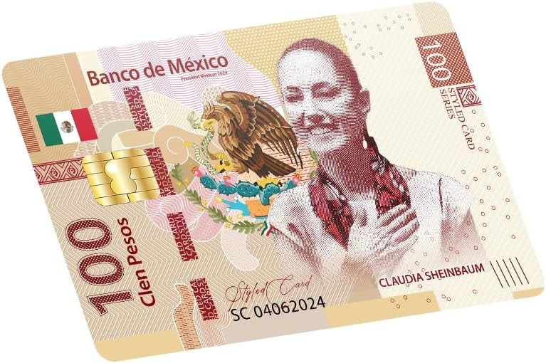 Wellsay Claudia Sheinbaum & Amlo Credit Card Sticker - Stylish Skin ...