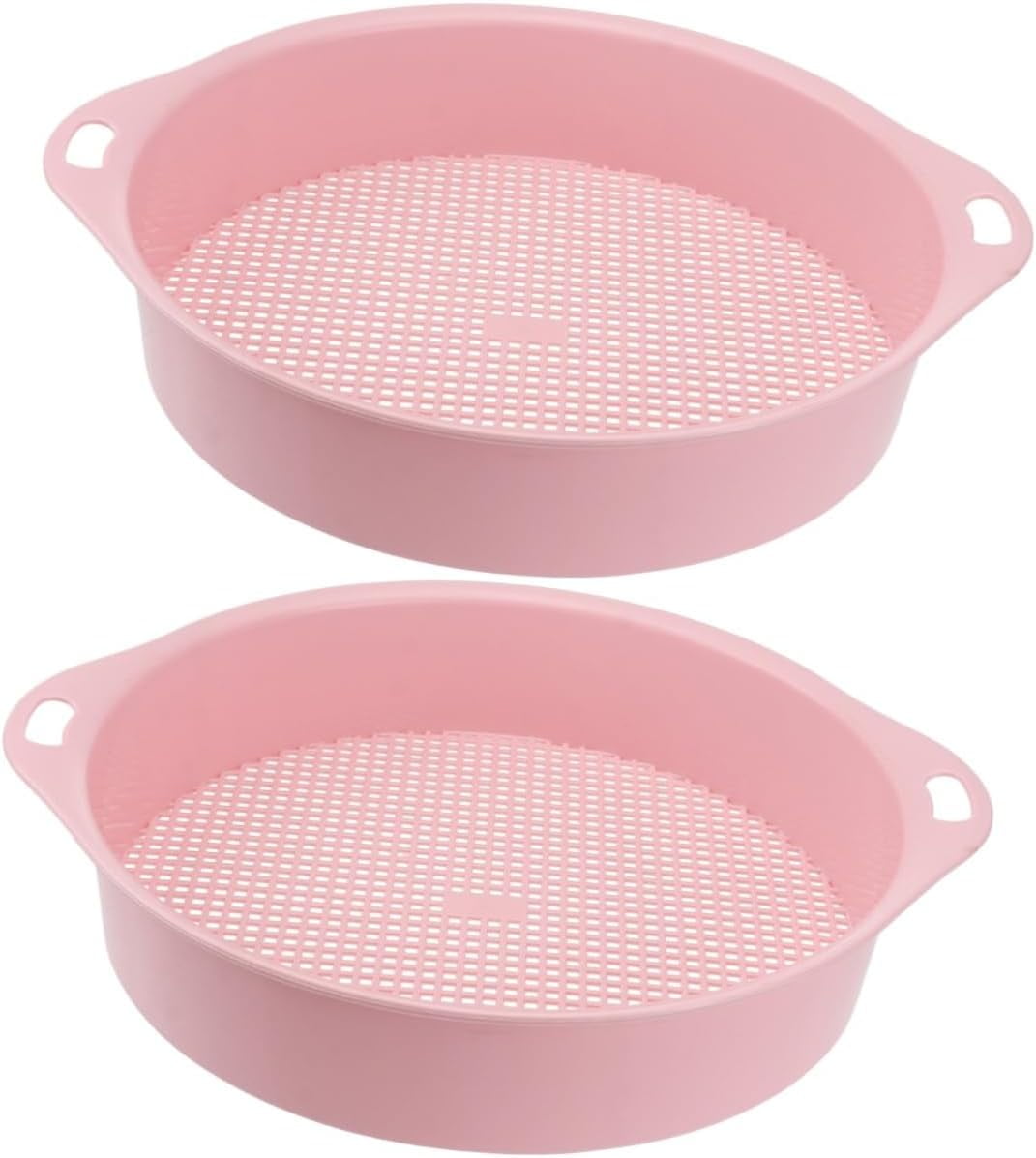 Wellsay Colander 2pcs Tool Soil Heavy Duty Garden Sifter Garden Riddle ...
