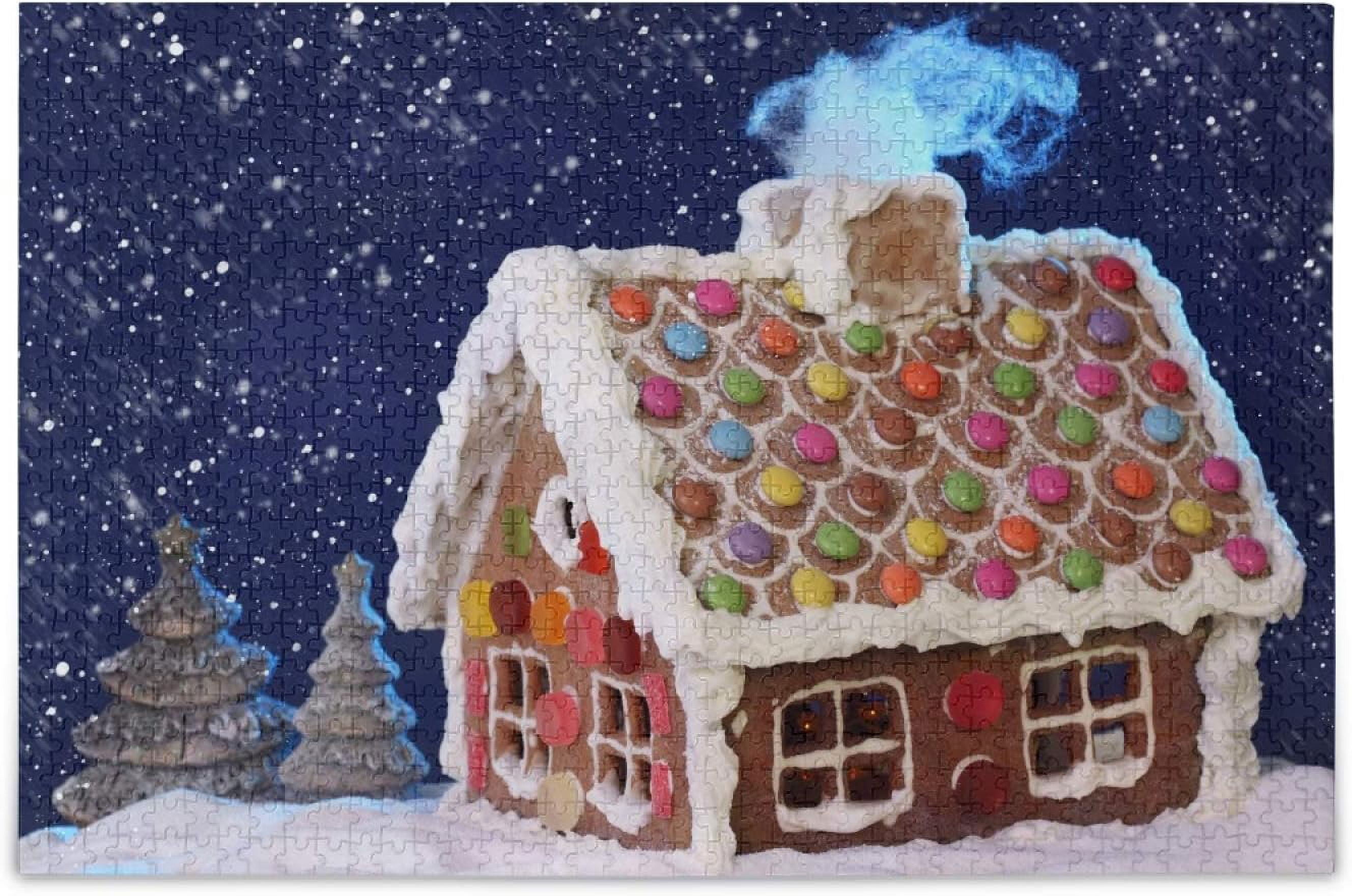 Colorful Gingerbread House Jigsaw Puzzles for Adults 500 Piece, Puzzles ...