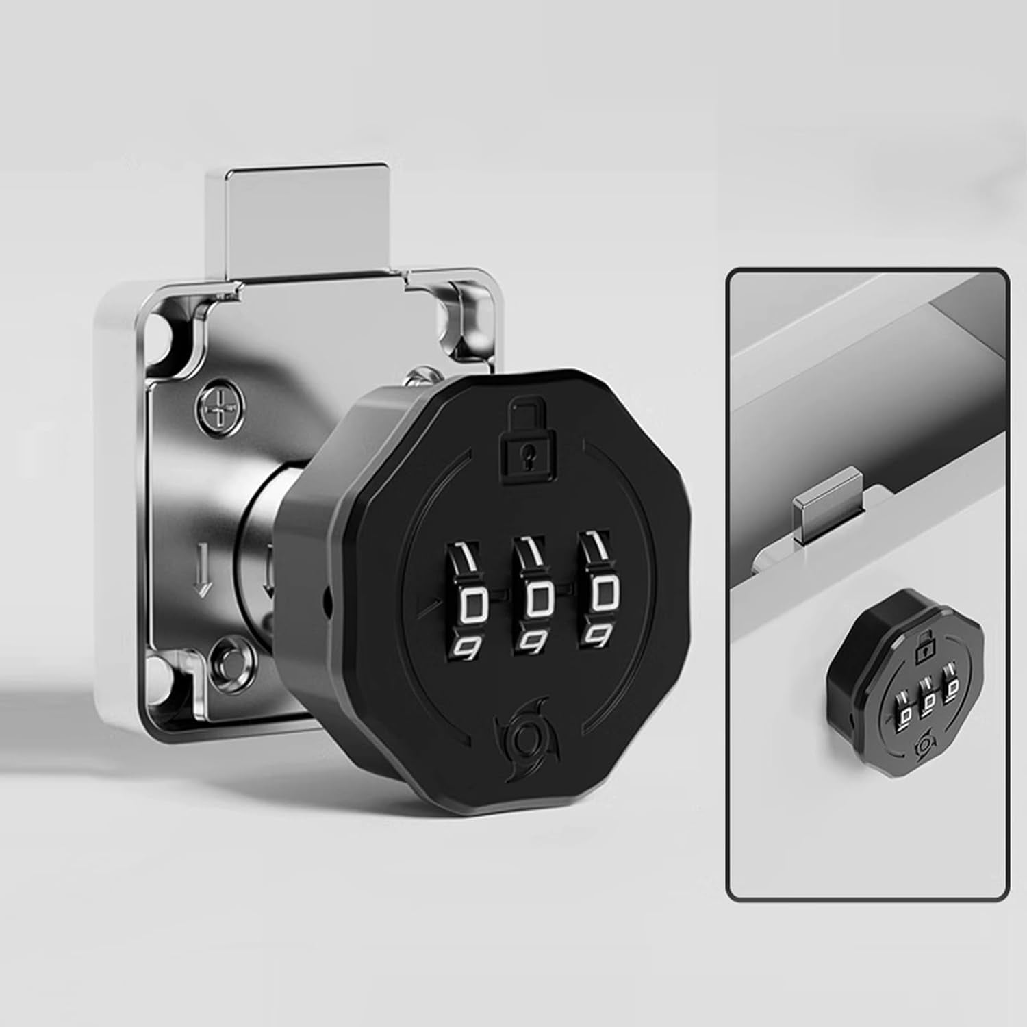 Wellsay Combination Cam Lock 3-Digit keyless Cabinet Door Locks - rv ...