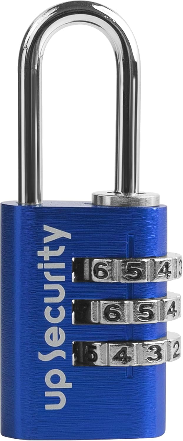 Wellsay Combination Lock 3 Digit Small Padlock,Combo Lock, Lage Lock ...