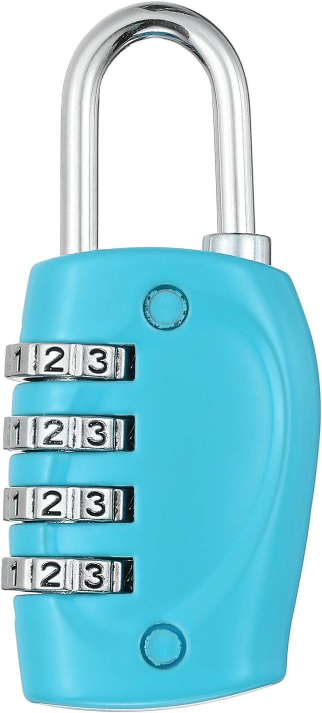 Wellsay Combination Lock, 4 Digit Outdoor Padlock Waterof Locker Lock ...