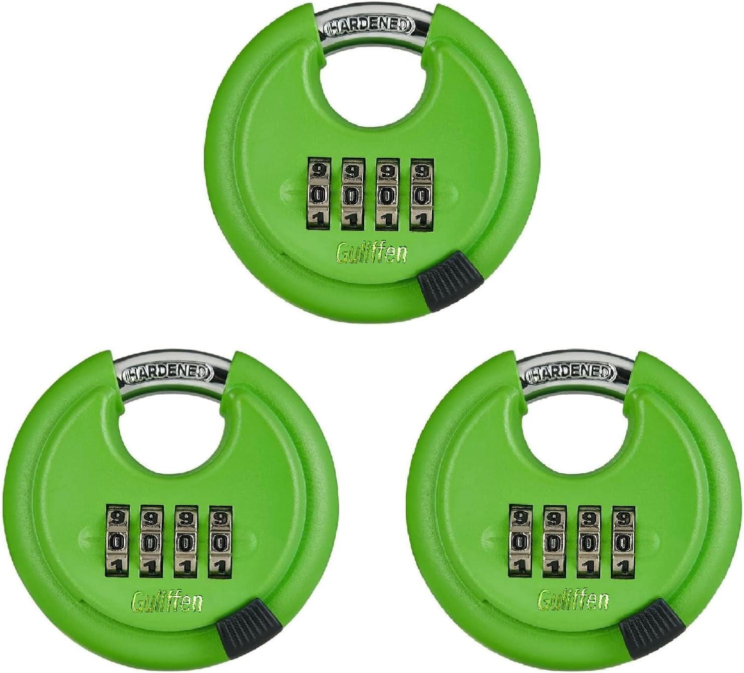 Wellsay Combination Lock, Outdoor Disc Combination Padlock, Locks of ...