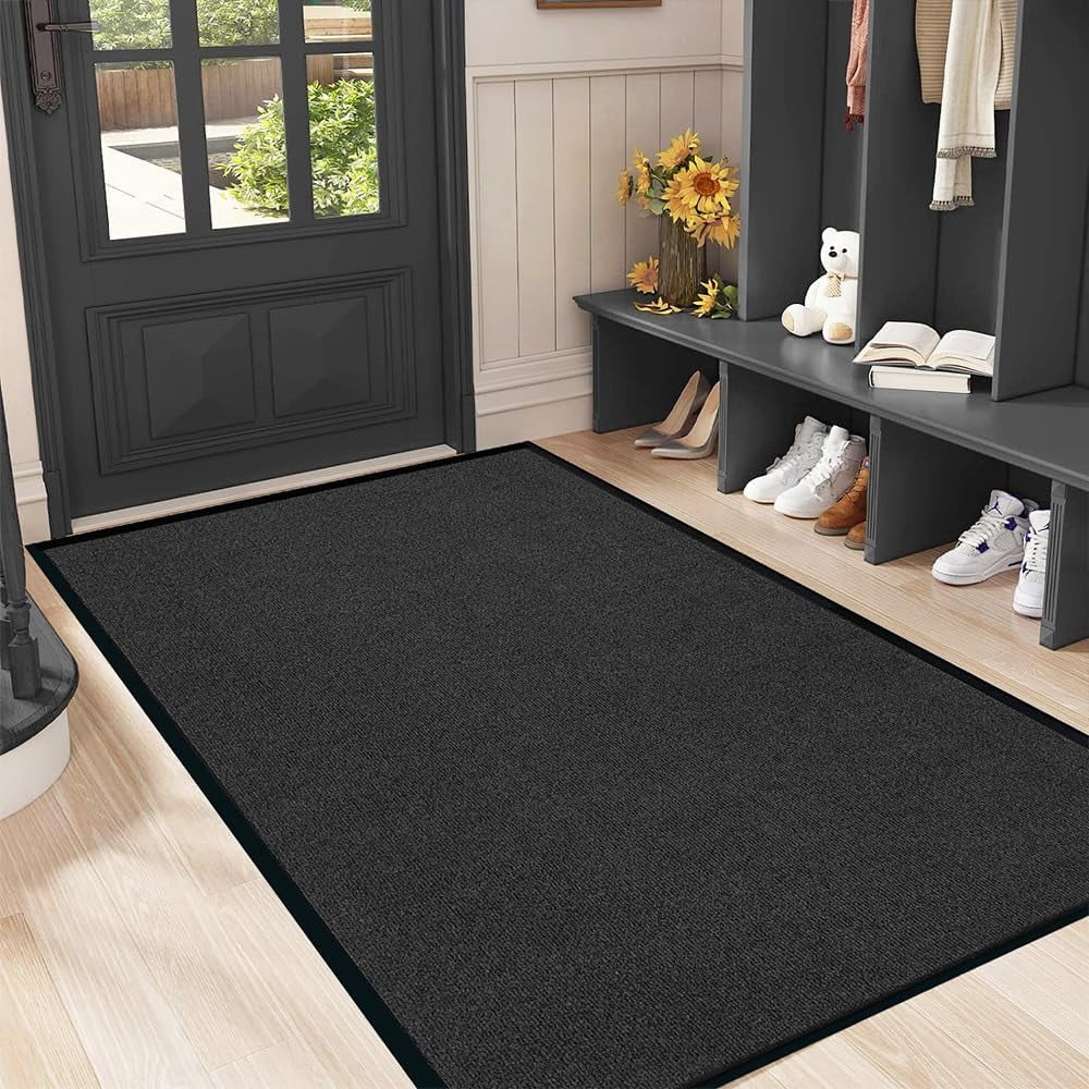 Wellsay Commercial Grade Entrance Mat 3x4Ft Brush Step Entrance Rug ...