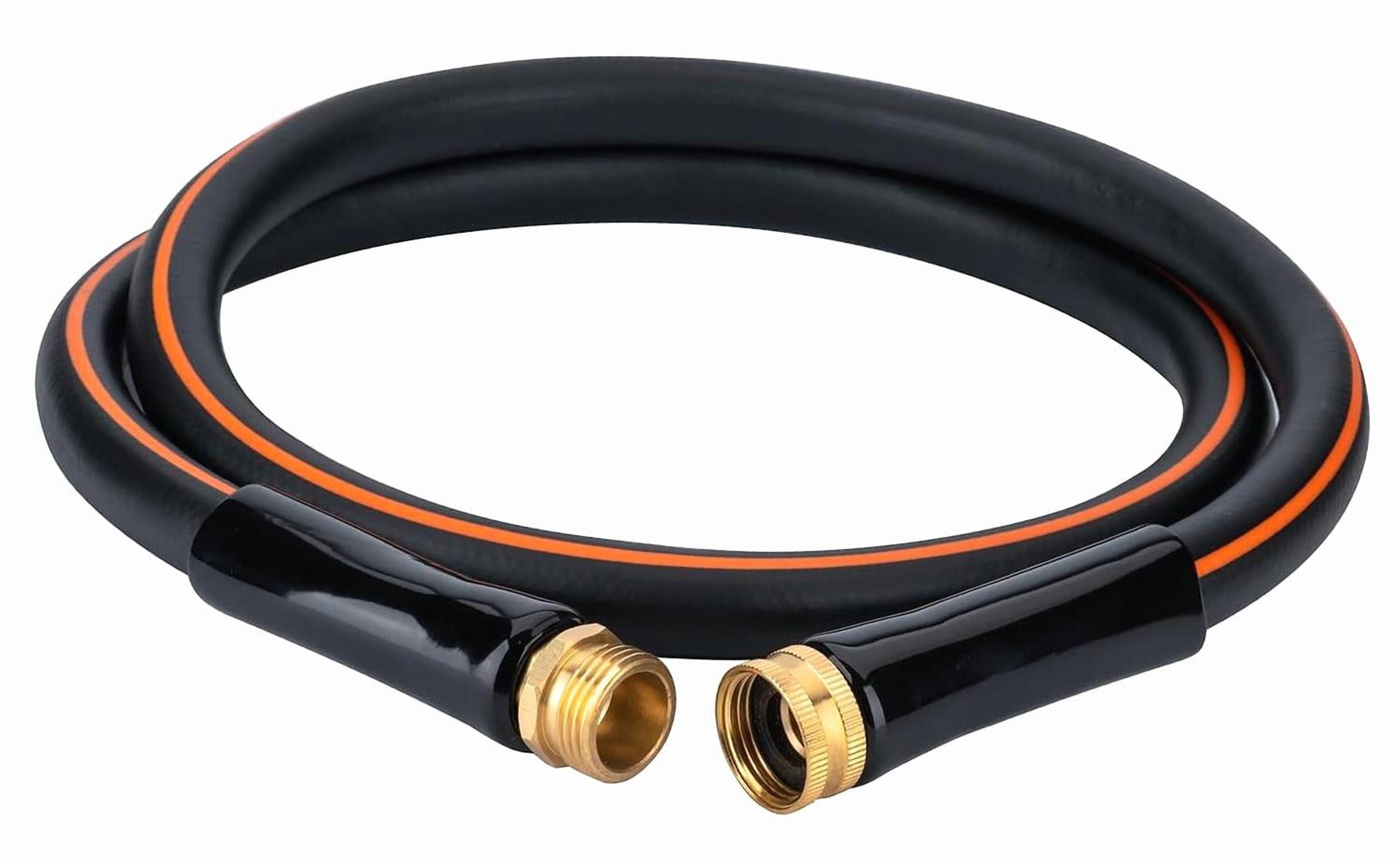 Wellsay Compact 3 ft x 5/8", Orange with 3/4" Connector, Flexible, Lightweight, Male to Female ...