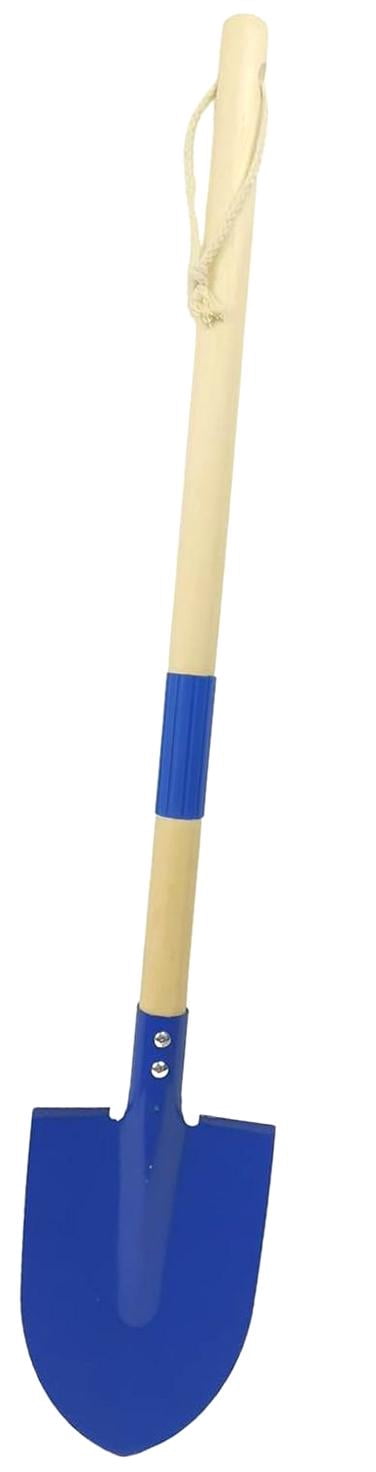 Wellsay Compact Garden Spade for - Wooden Shaft with Metal (Blue ...
