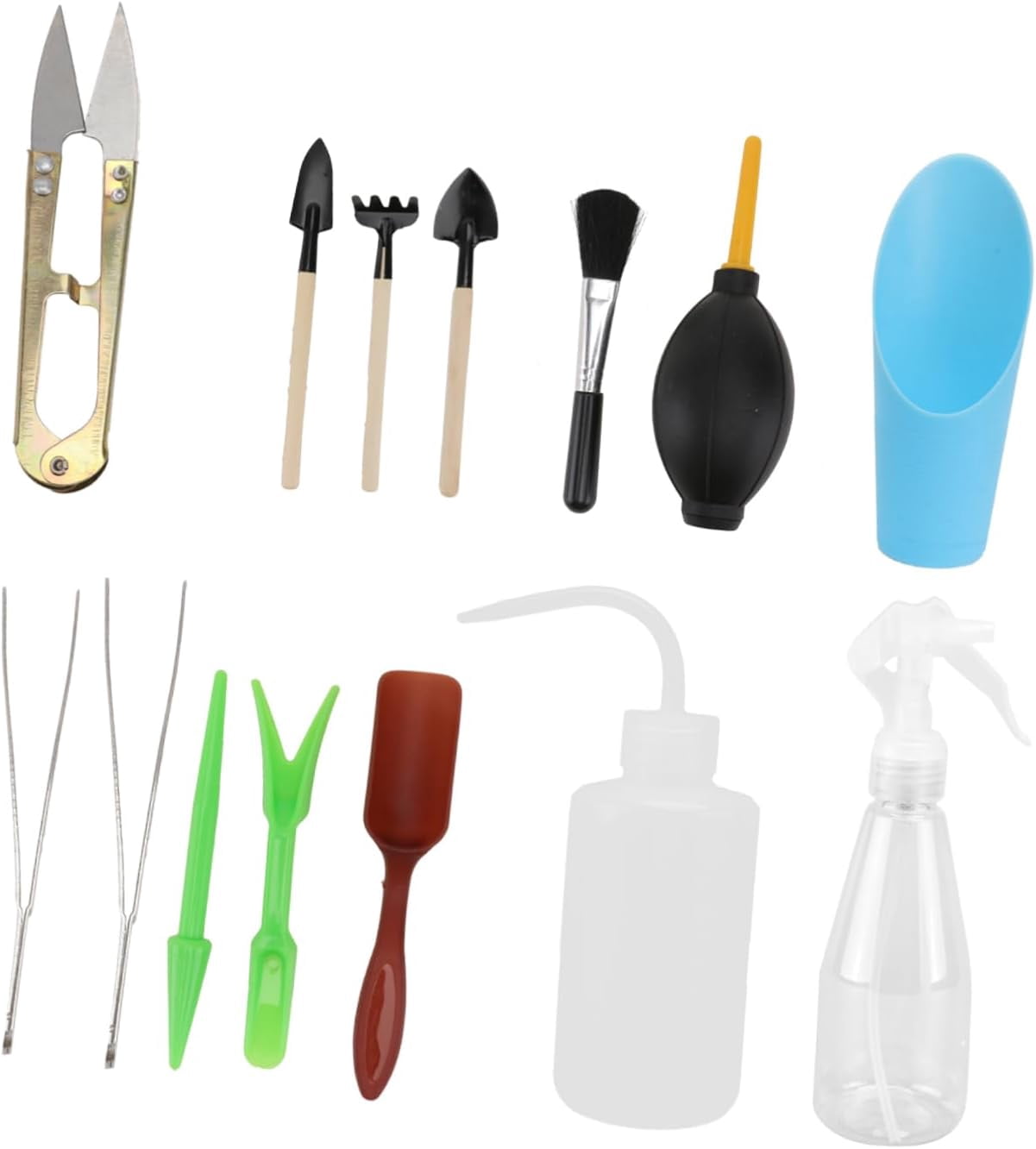 Wellsay Complete Gardening Tool Set Mini Garden Tools for Yard Soil ...