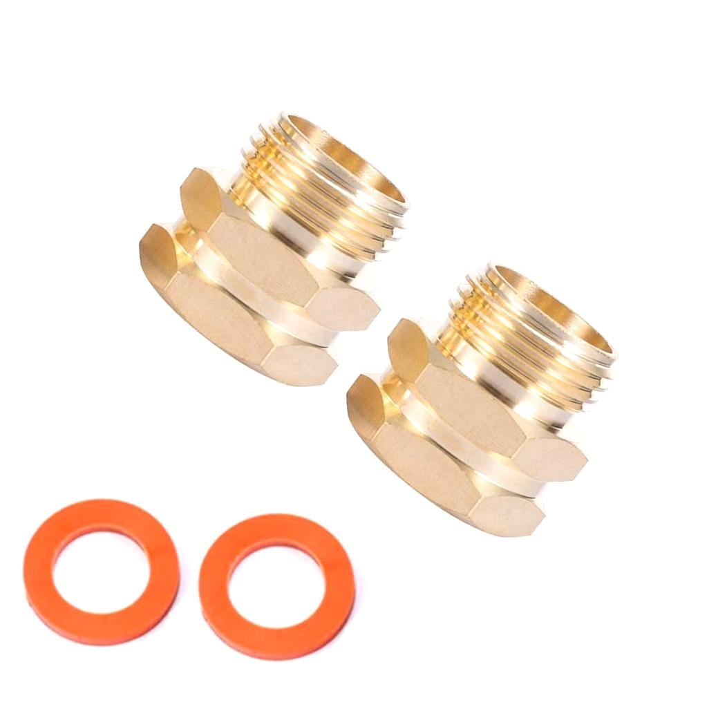 Wellsay Connector, 3/4”GHT Male to 3/4”NPT Female Adapter, GHT to NPT ...