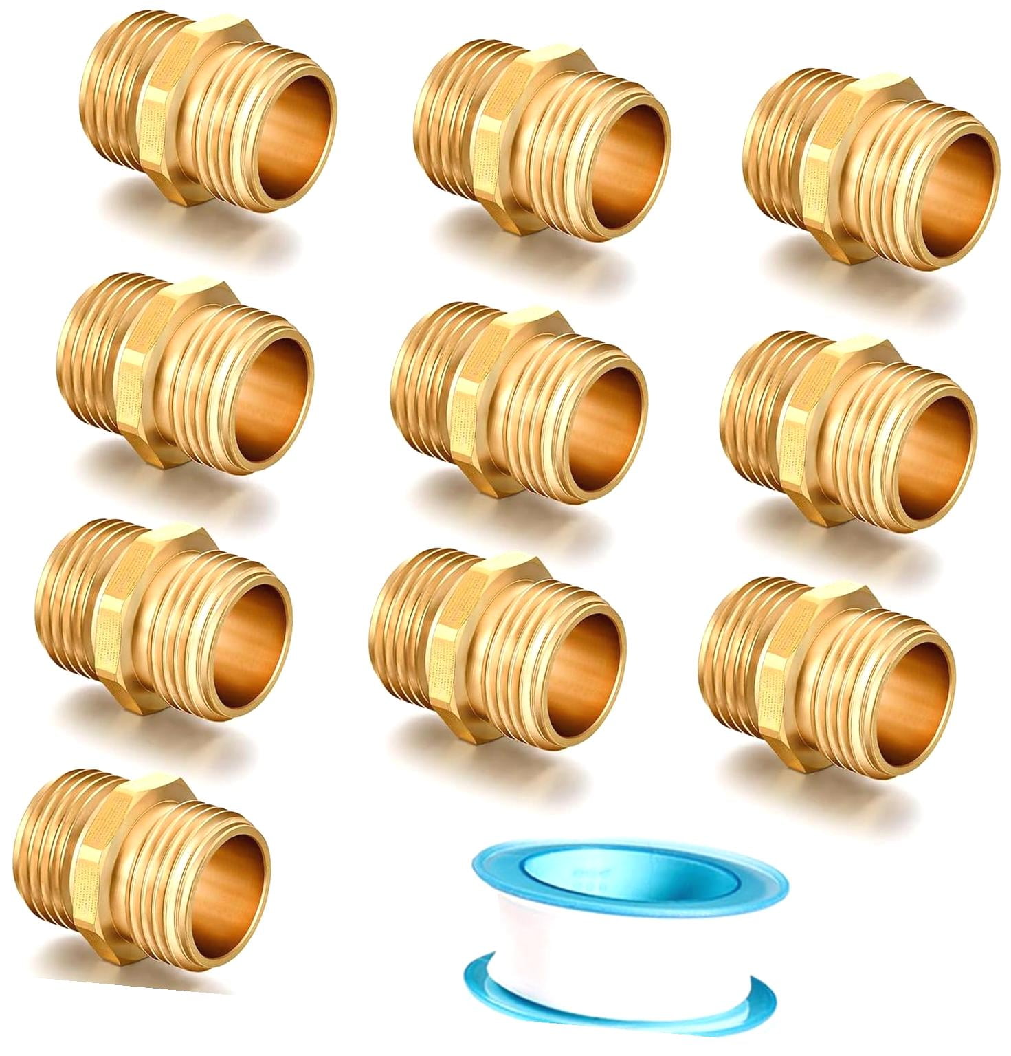 Wellsay Connector Adapter, 3/4" GHT Double Male Connectors, Repair ...