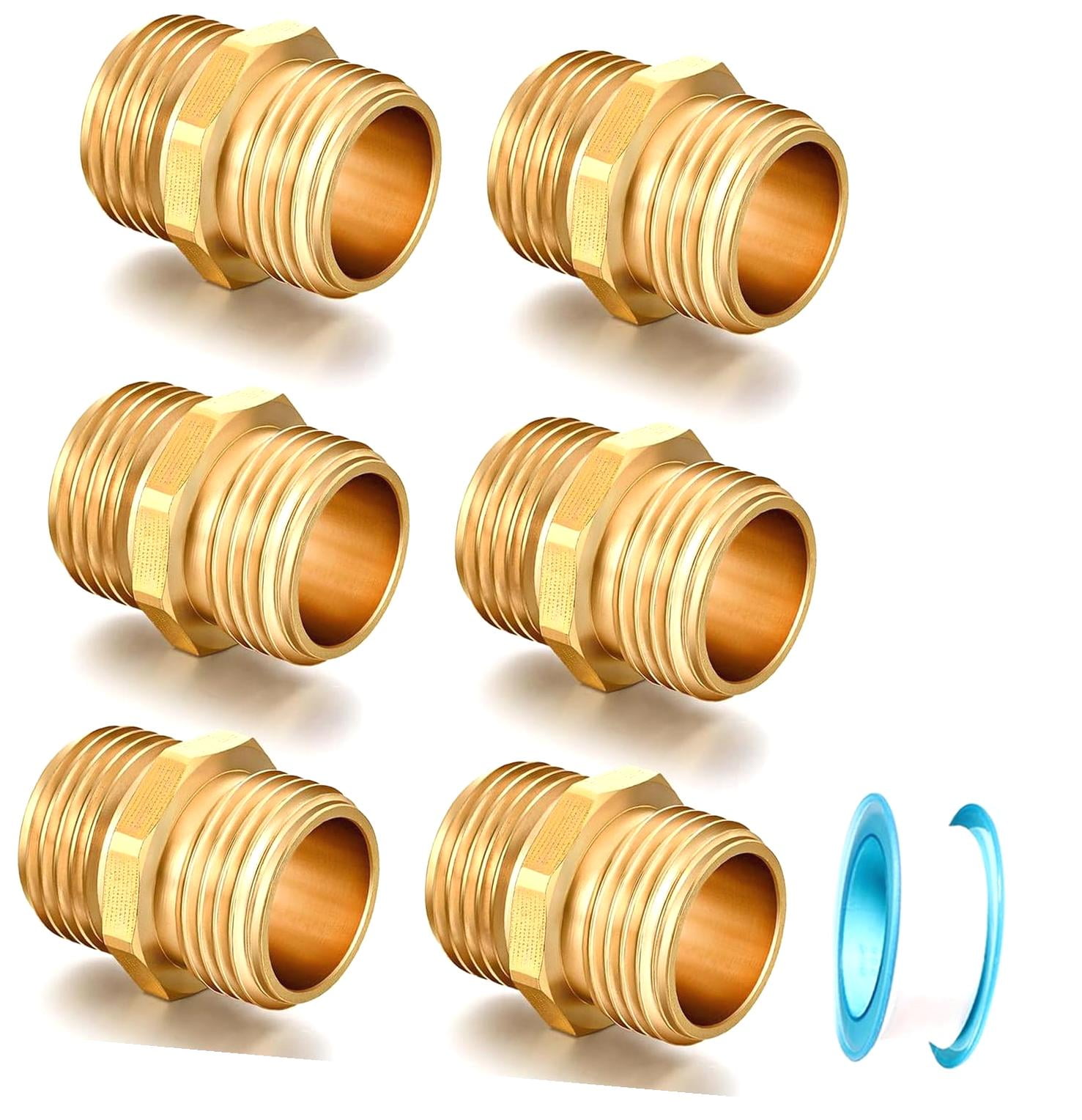 Wellsay Connector Adapter, 3/4" GHT Double Male Connectors, Repair ...