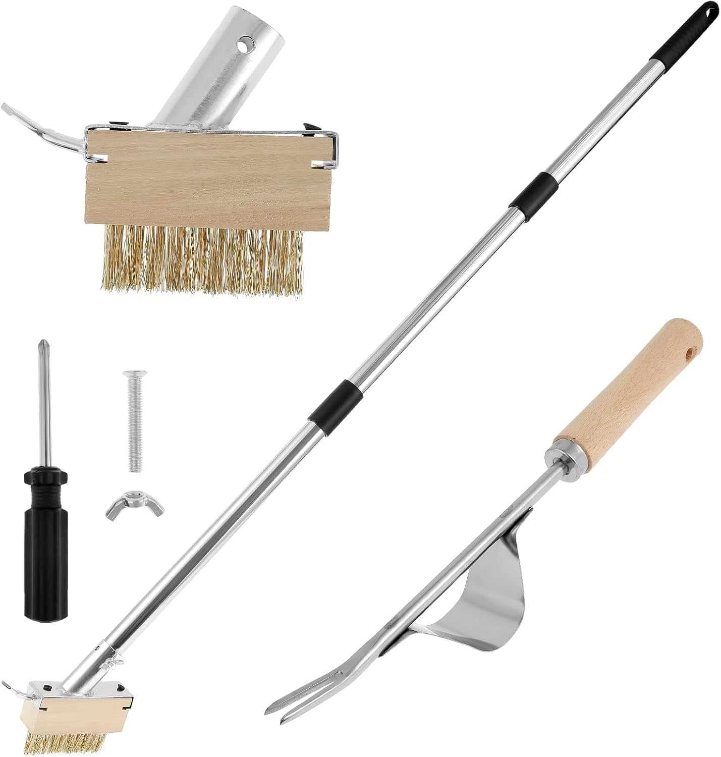 Wellsay Crack Weeder Tool, Manual Crevice Weeding Brush, Paver Weed ...