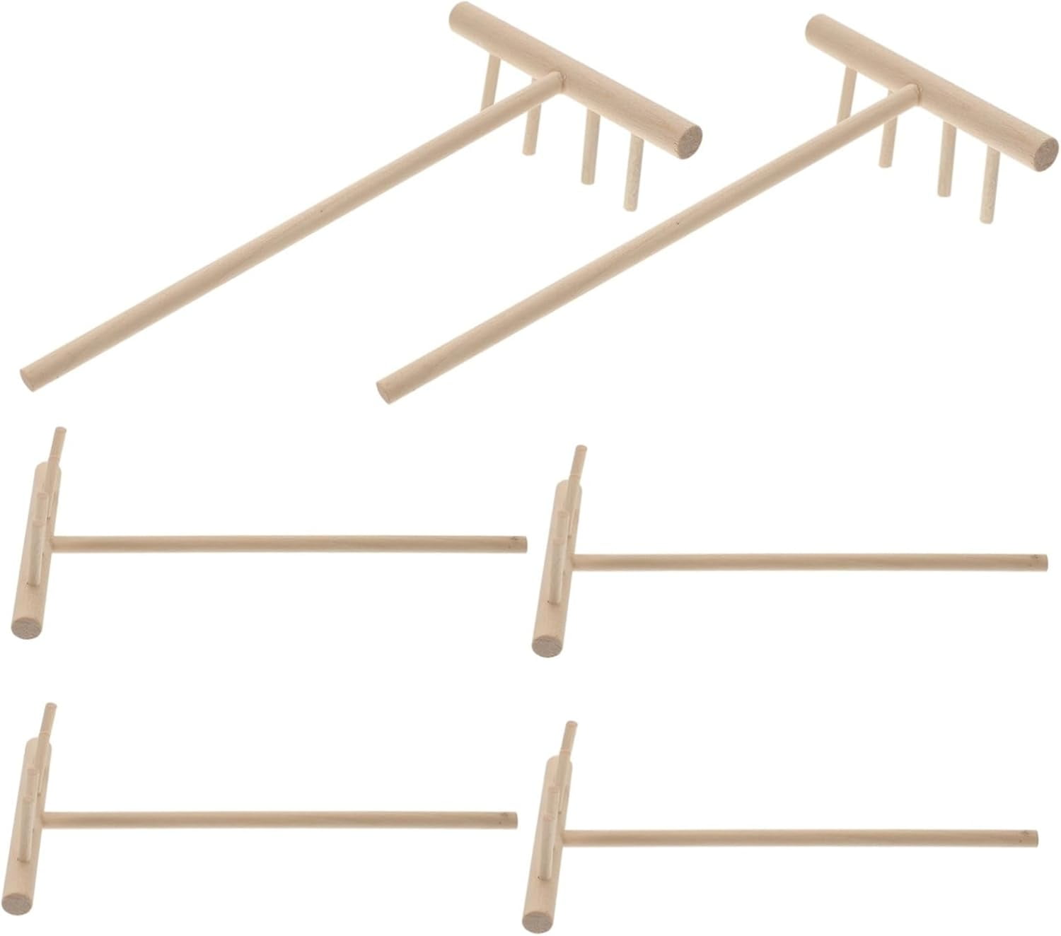 Wellsay Create Your Own Courtyard 6pcs Mini Rake Tools Bamboo Garden ...