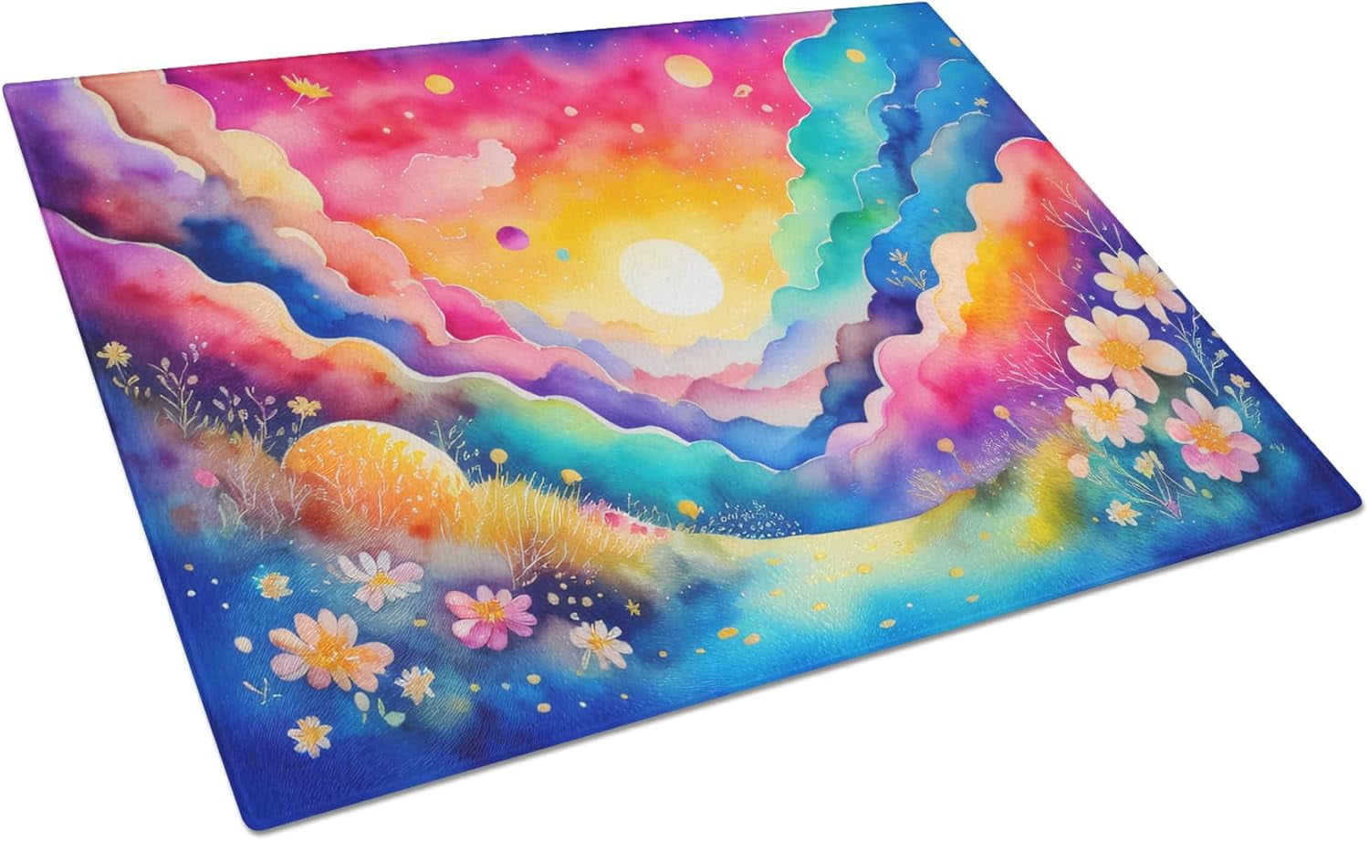 Wellsay DAC1460LCB Stock, or Gillyflower in Color Glass Cutting Board ...