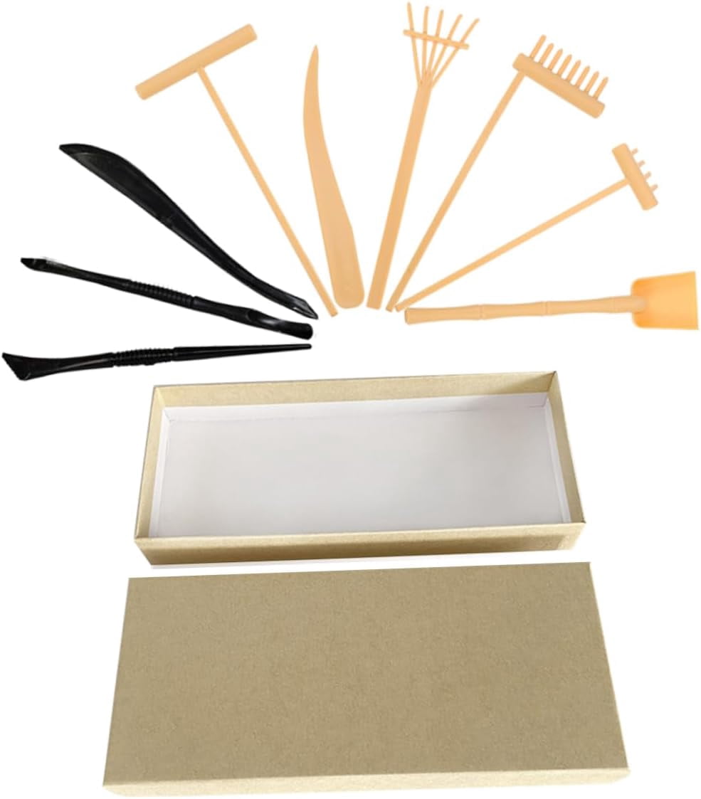 Wellsay DIY Sand Zen Garden Tools Set of Japanese Style Zen Garden ...