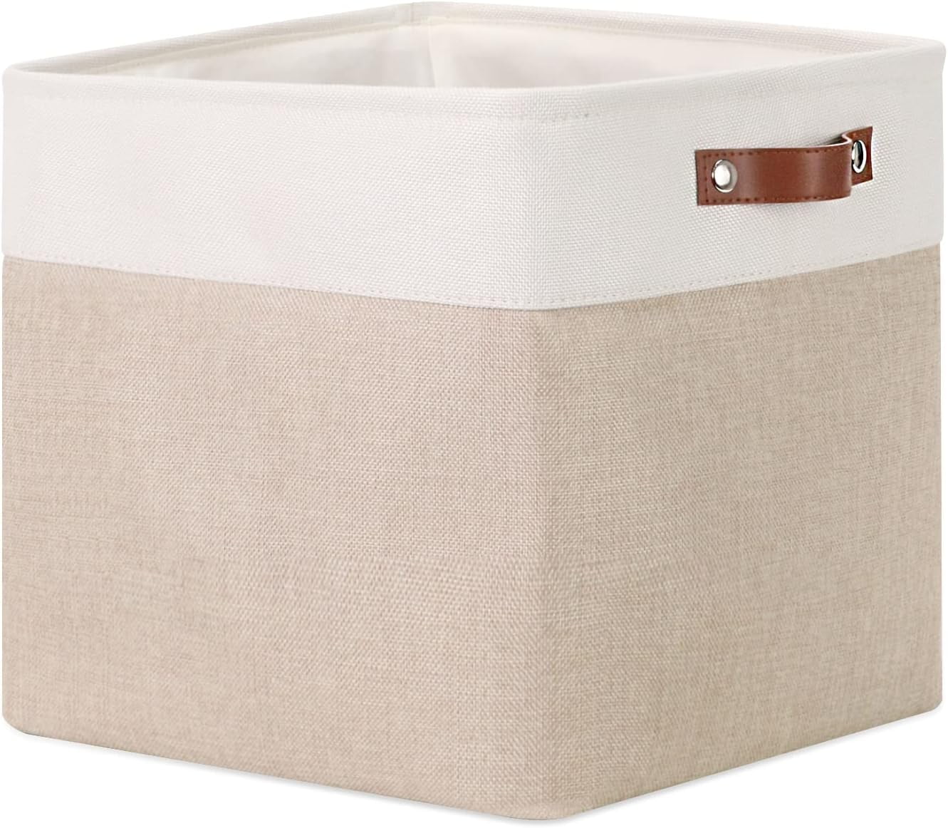 Wellsay DULELO Storage Baskets Large 16"x12"x12" Tall Rectangular ...