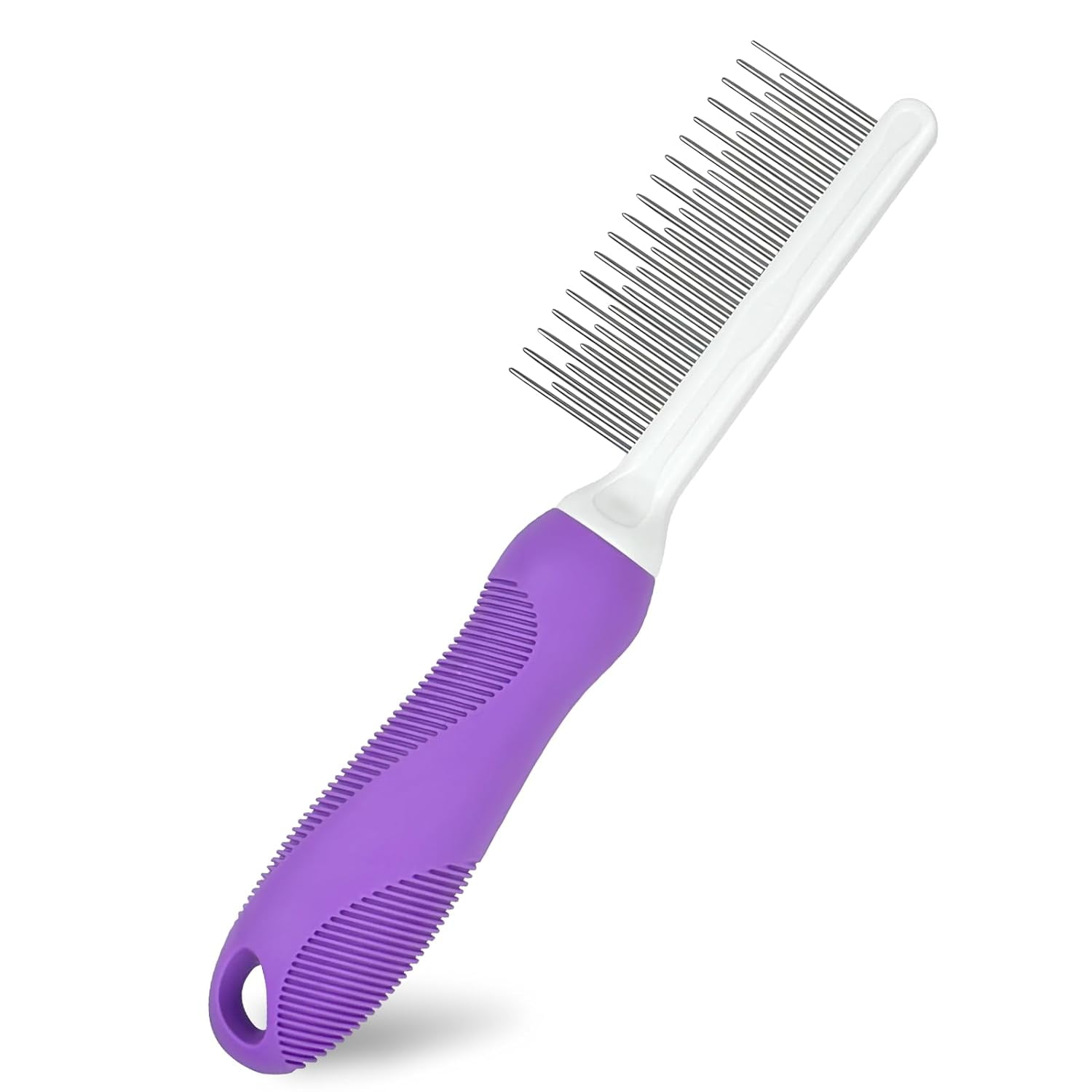 Wellsay Detangling Pet Comb for Dog & , ng Comb with Long & Short ...