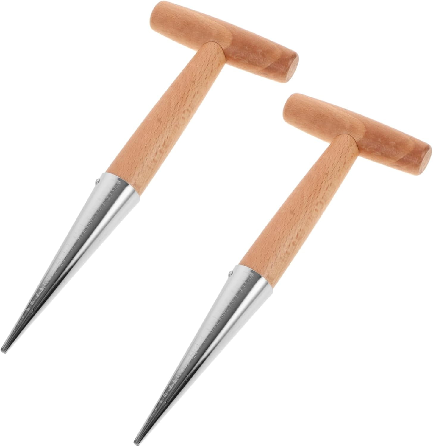 Wellsay Dibber Gardening Tool Set 2pcs Dibbler for Planting ...