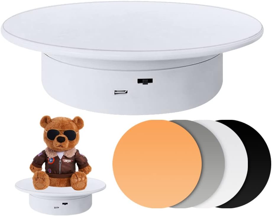 Wellsay Display 360 D Electric Turntable,for Small duct Display, 7.87in ...