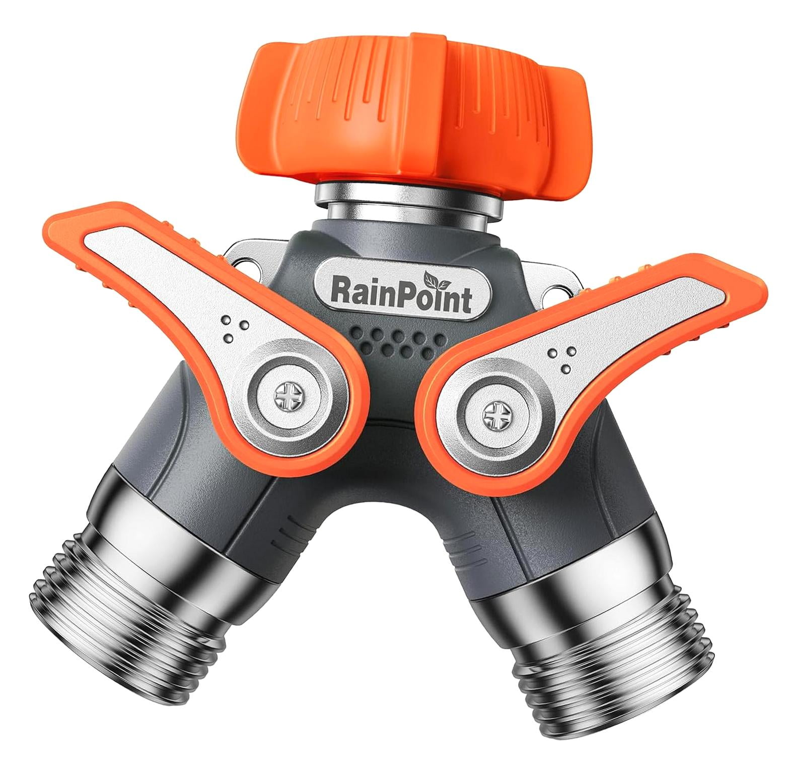 Wellsay Divider, Dual Water Hose Y Connector with Shutoff Valves ...