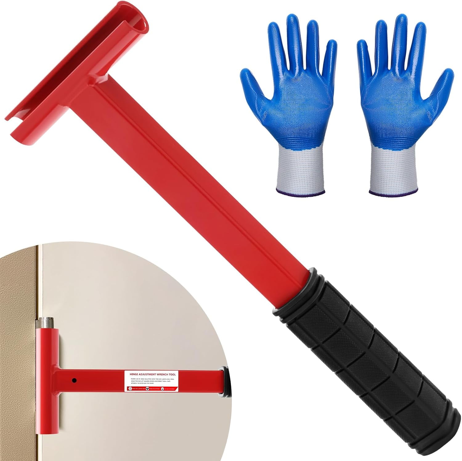 Wellsay Door Hinge Adjustment Tool, Hinges Gap Adjusting Wrench for ...