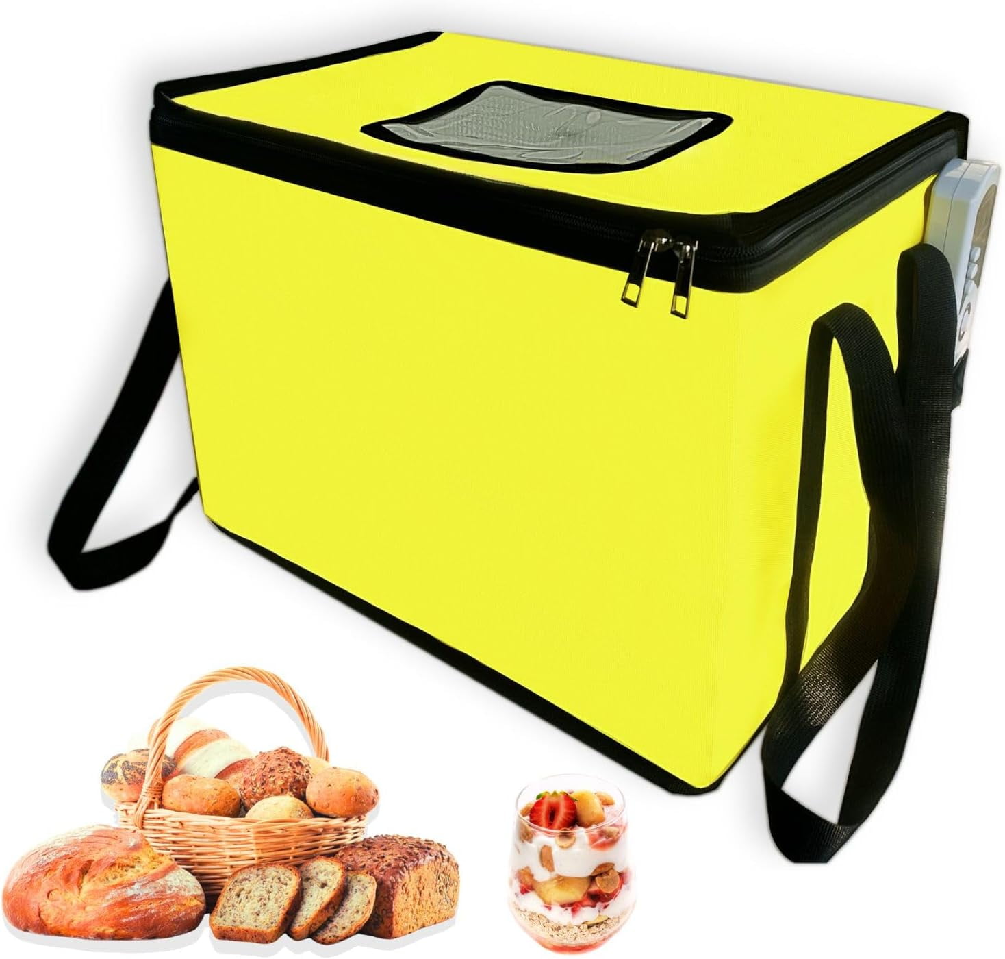 Wellsay Dough Proofing Box Heated, 30L Foldable Bread Proofer with ...