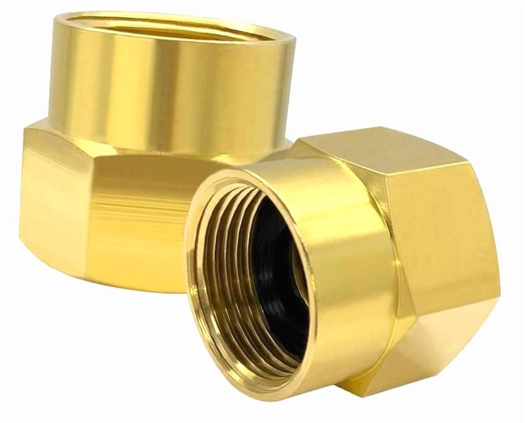 Wellsay Dual Female Connector Set, 3/4" NPT to 3/4" GHT, for Hose to ...