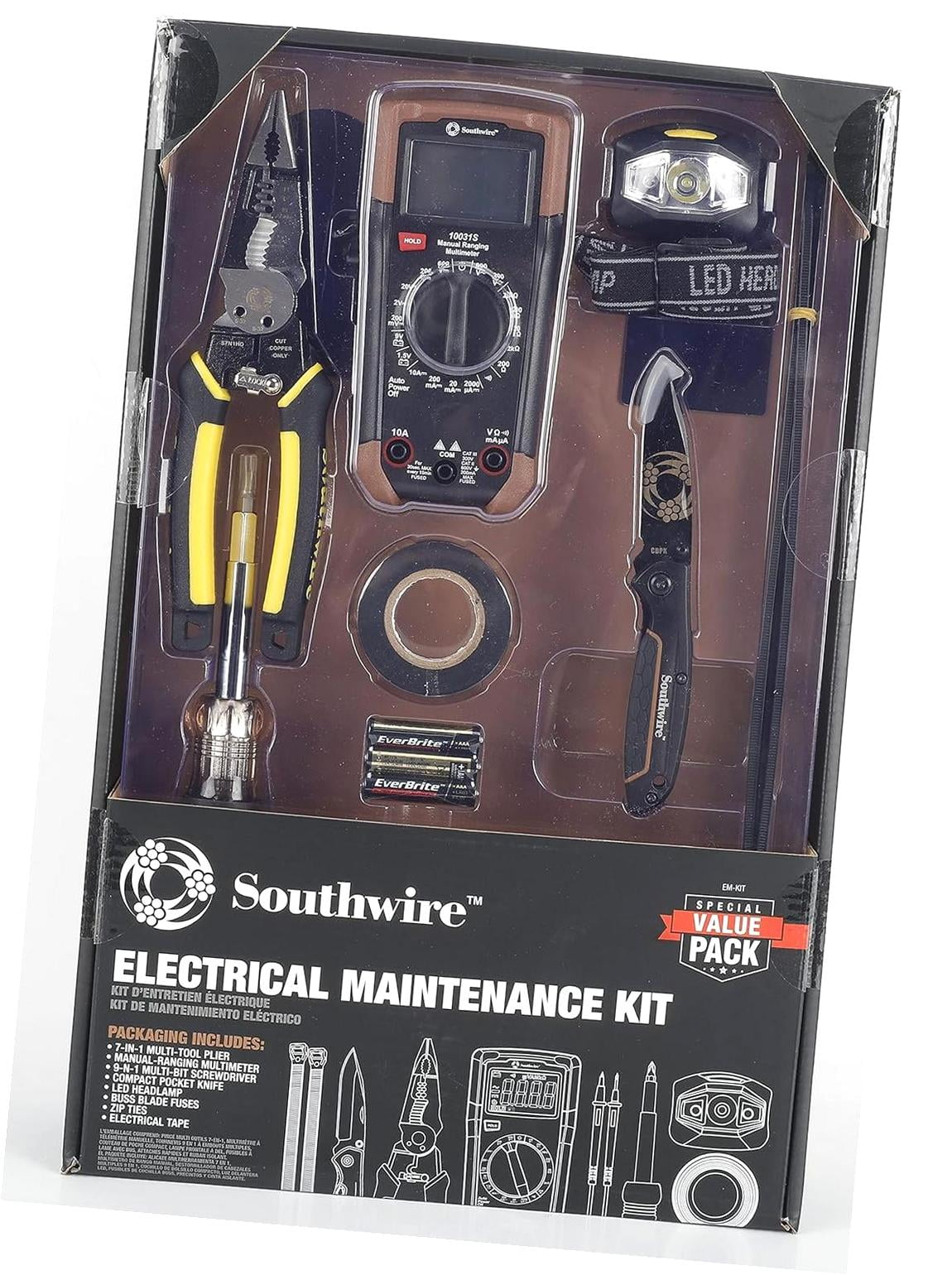 Wellsay Electrical Maintenance Tool Set featuring Multi-Tool Pliers ...