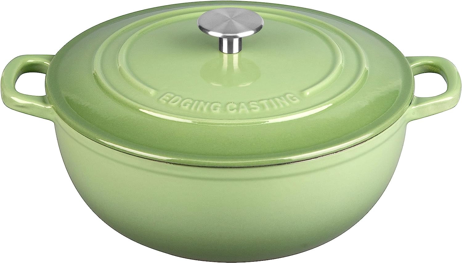 Wellsay Enameled Cast Iron Dutch Oven Pot with Lid for Sourdough Bread ...