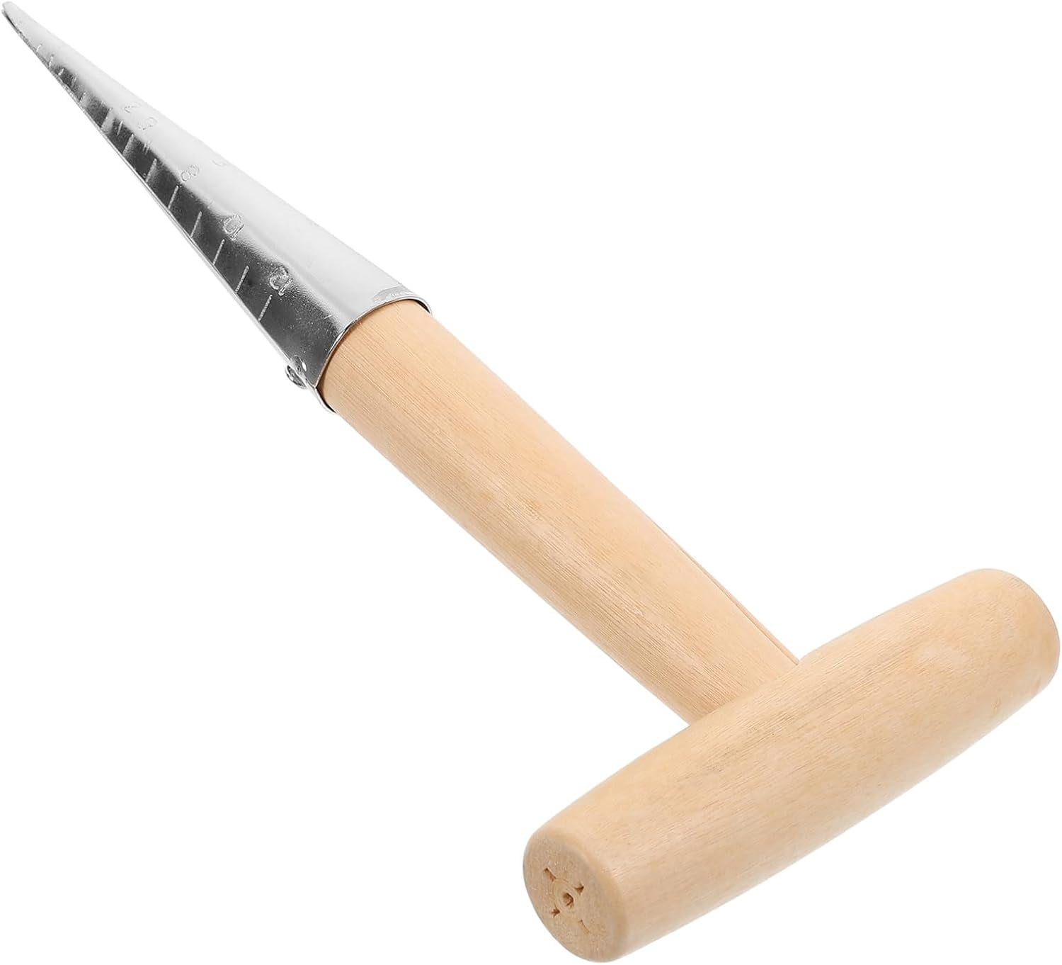 Wellsay Ergonomic T-Handle Gardening Tool for Vegetable Planting Dibber ...